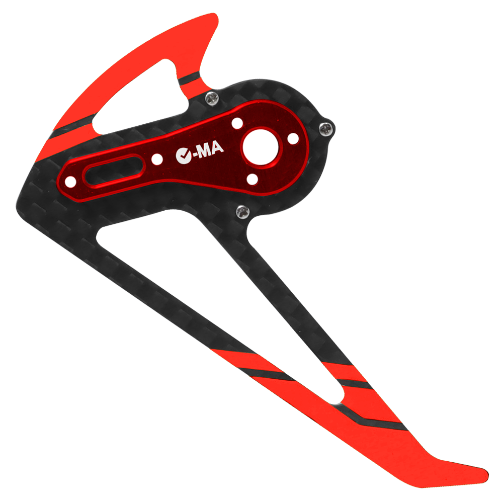 L-MA Precision Aluminum Carbon Fiber Vertical Tail Fin w/Protection Ta ...