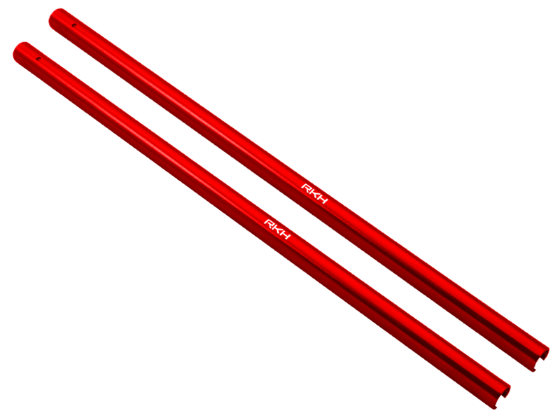 Rakonheli CNC Aluminum Tail Boom (155mm Length) (2) (Red) - Blade 130 ...